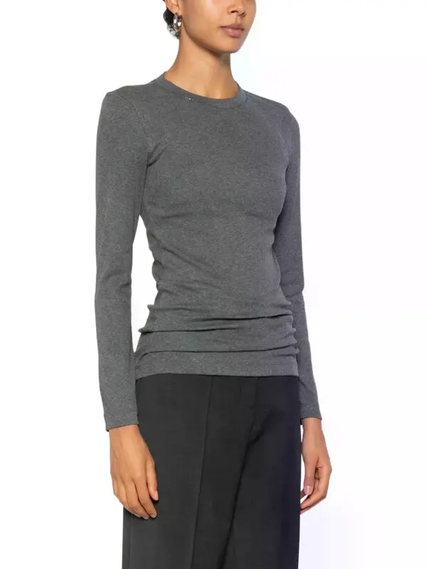 Brunello Cucinelli Monili Trim Long Sleeve T-shirt