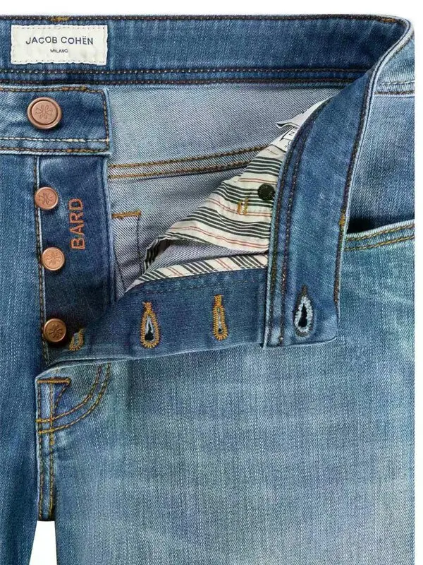 Jacob Cohen Bard Whiskered Jeans