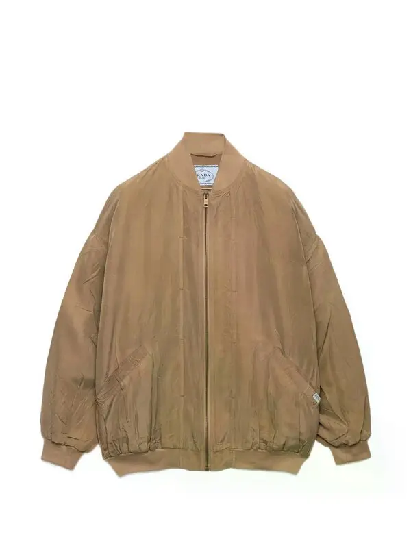 Prada Silk Bomber Jacket