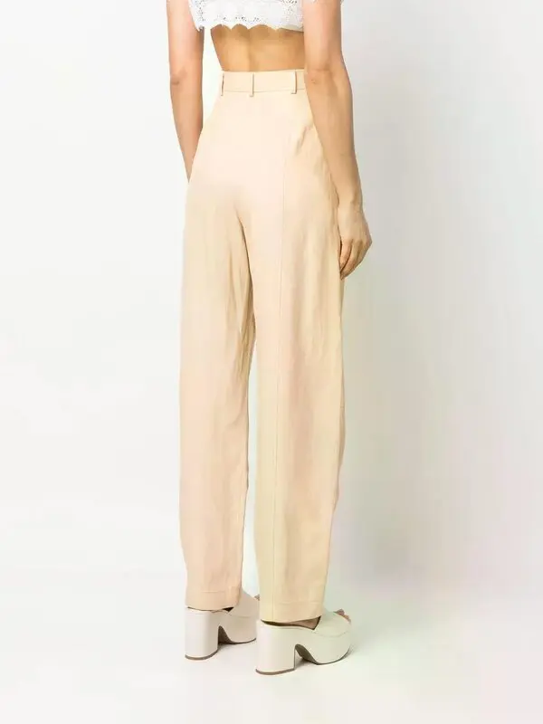 Alberta Ferretti High-waisted Tailored Trousers