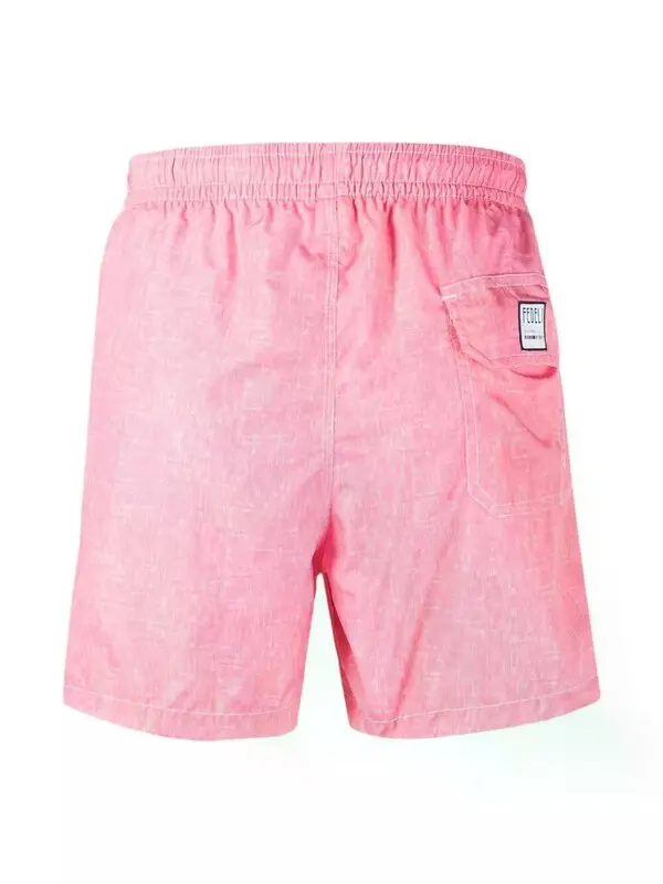 Fedeli Recycled Polyester Swim Shorts - Pink