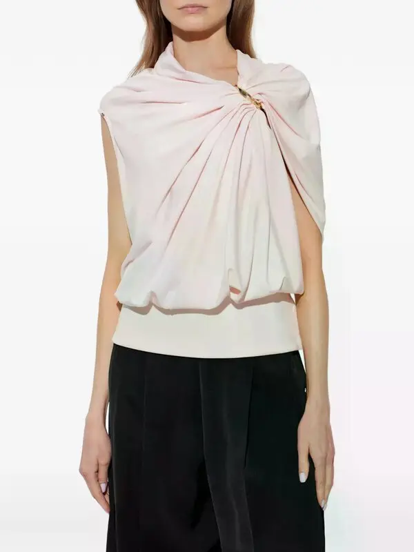 Sportmax Lacuna Draped Top - Pink