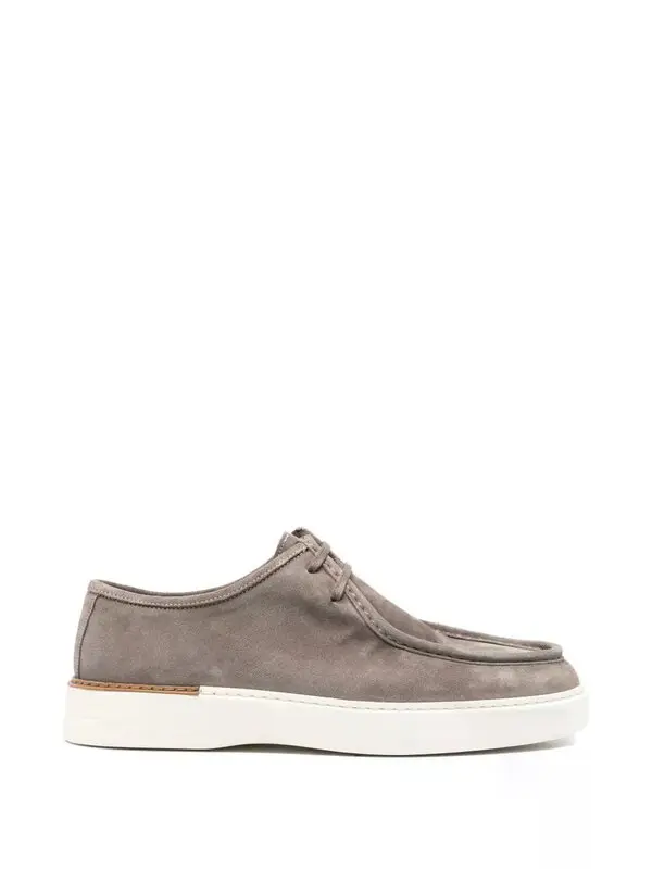 JOHN HARRISON Lace-up Suede Loafers