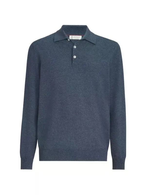 Brunello Cucinelli Cashmere-knit Polo Shirt