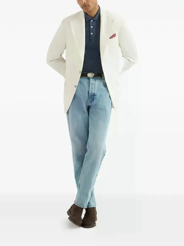 Brunello Cucinelli Cashmere-knit Polo Shirt