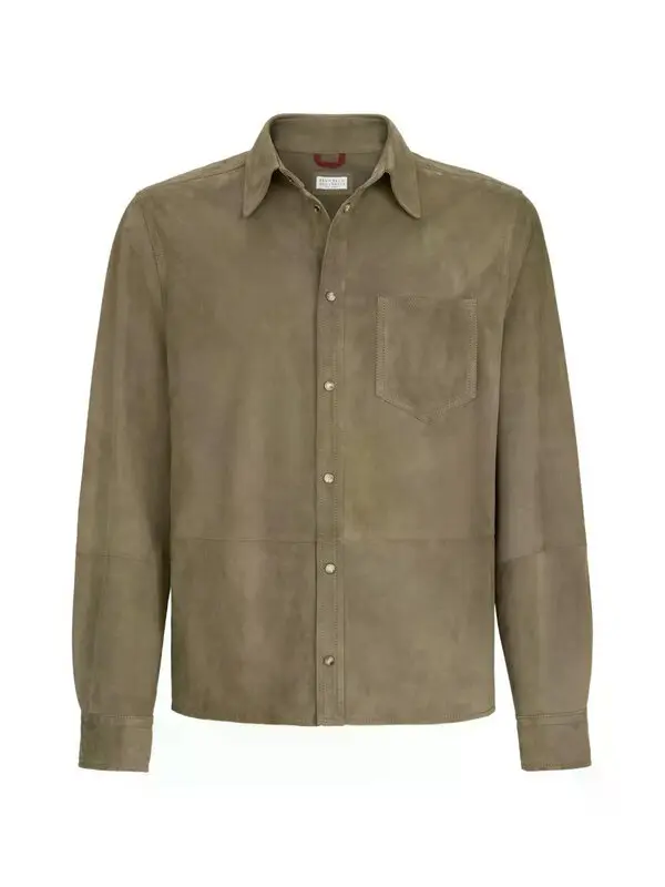 Brunello Cucinelli Suede Overshirt