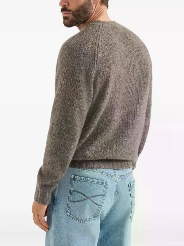 Brunello Cucinelli Cashmere And Silk Crew Neck Sweater