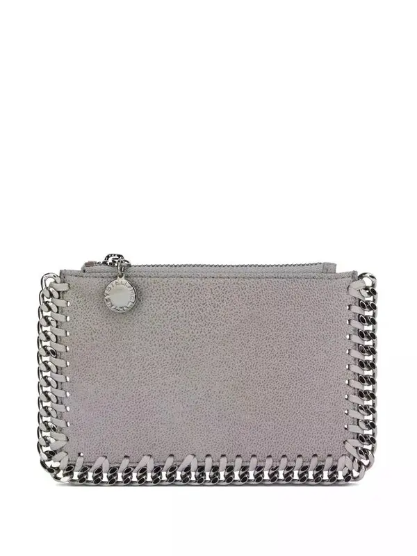 Stella McCartney Falabella Chain-trim Wallet - Grey