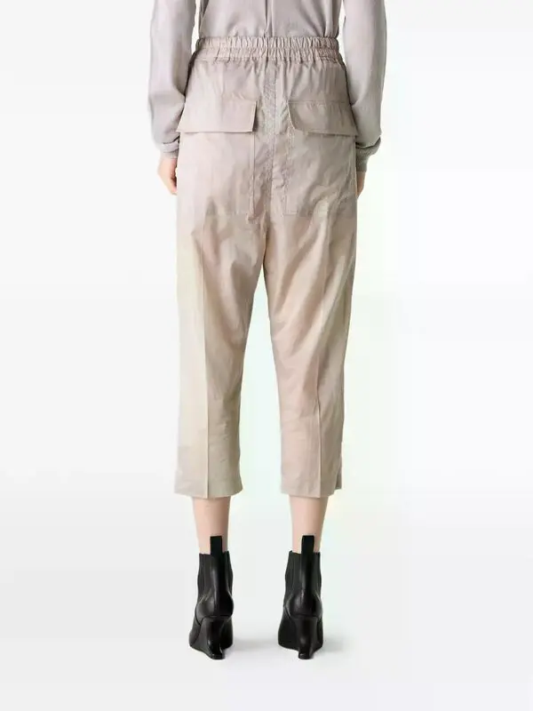 Rick Owens Astaires Cropped Drawstring Trousers