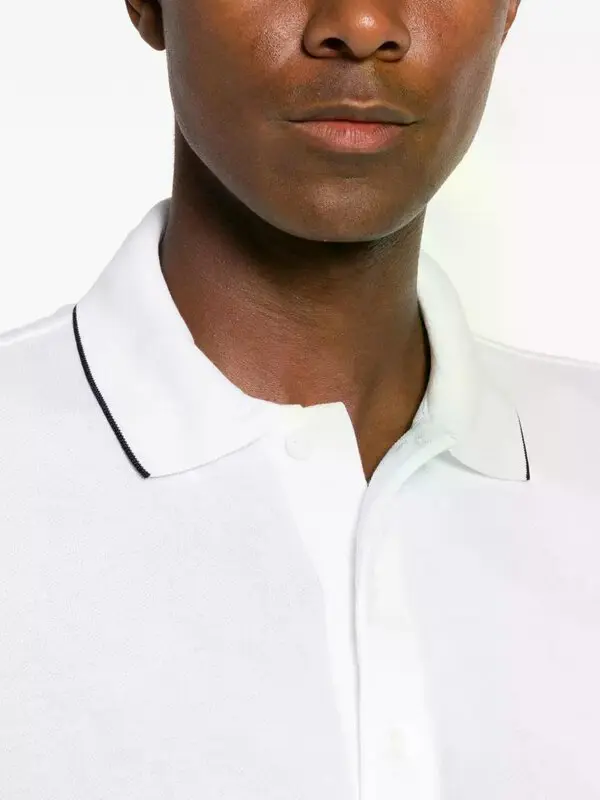 TOM FORD Tipping-detail Short-sleeve Polo Shirt