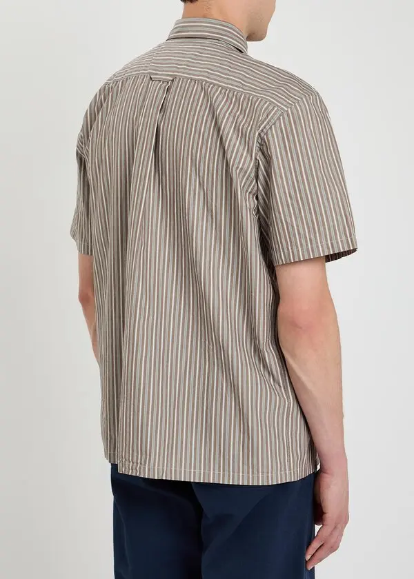 FORET Striped Cotton Shirt