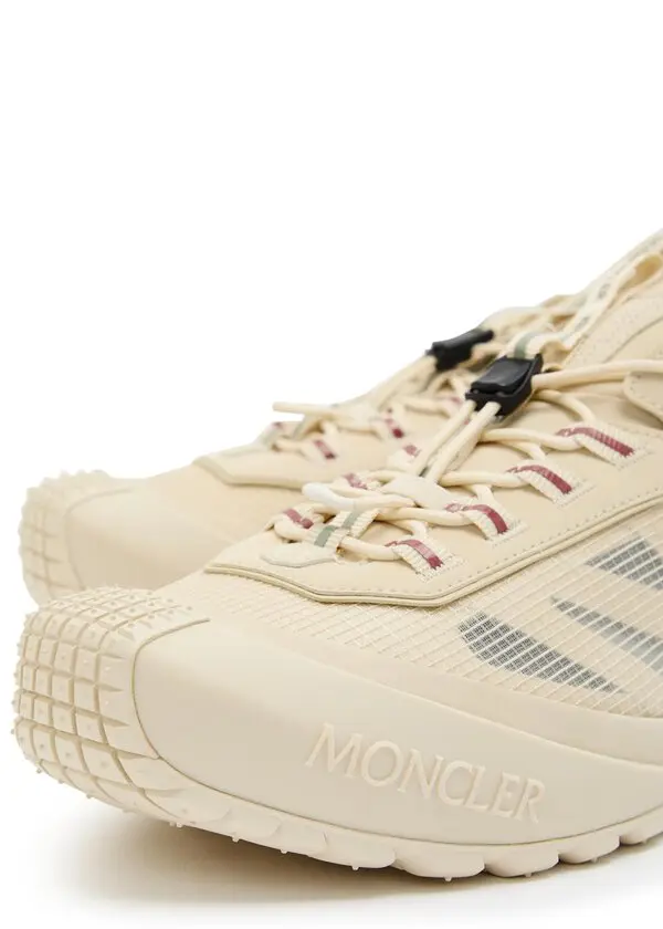 Moncler Trailgrip Lp Panelled Nubuck And Suede Sneakers