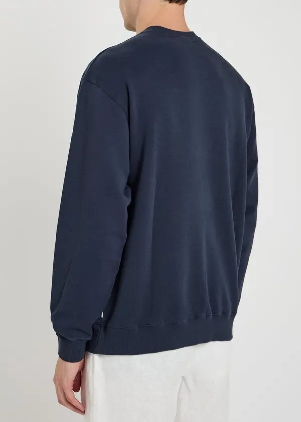 FORET Embroidered Cotton Sweatshirt