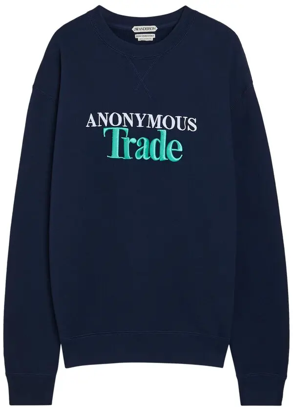 JW Anderson Embroidered Cotton Sweatshirt
