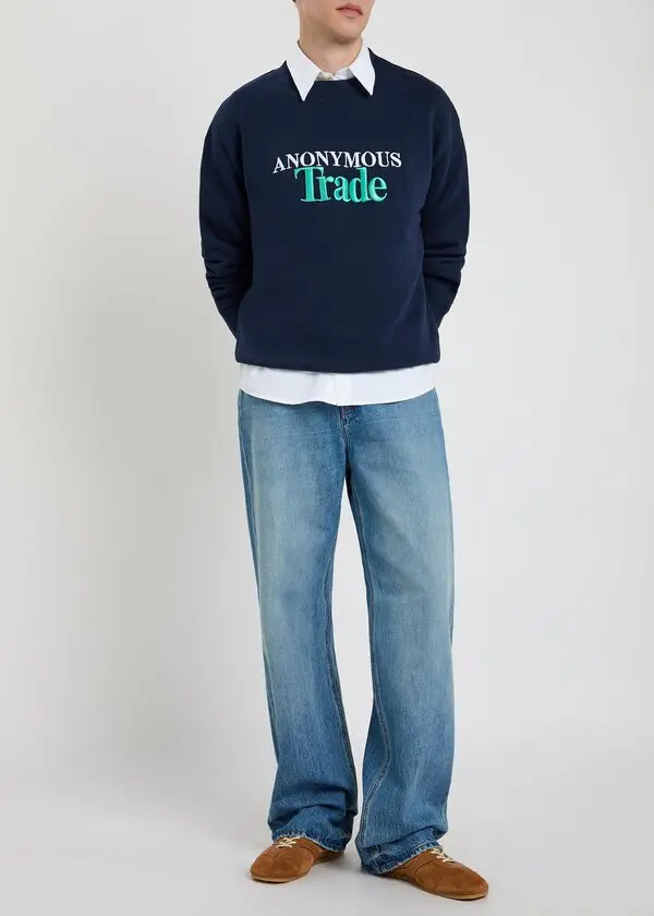 JW Anderson Embroidered Cotton Sweatshirt