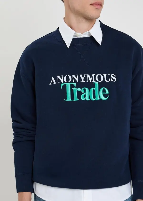 JW Anderson Embroidered Cotton Sweatshirt