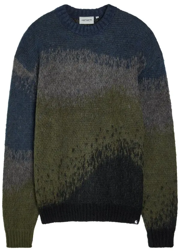 Carhartt Work In Progress Tinley Striped Jacquard Brushed-knit Jumper - Multicoloured 1