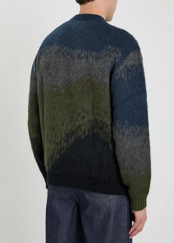 Carhartt Work In Progress Tinley Striped Jacquard Brushed-knit Jumper - Multicoloured 1