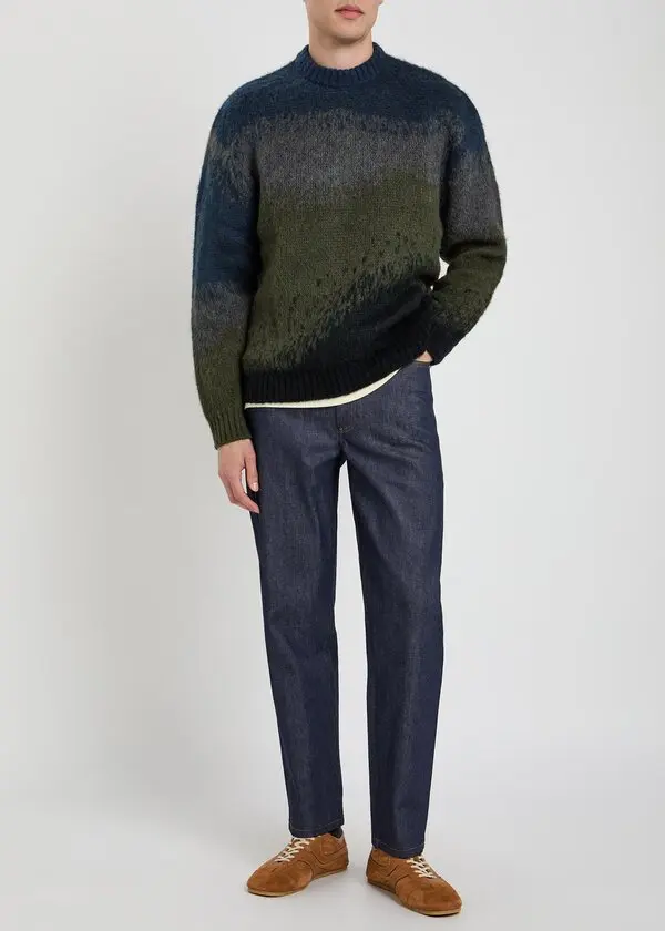 Carhartt Work In Progress Tinley Striped Jacquard Brushed-knit Jumper - Multicoloured 1