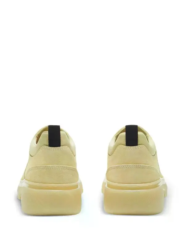 Burberry Suede Slip-on Sneakers With Equestrian Knight Motif