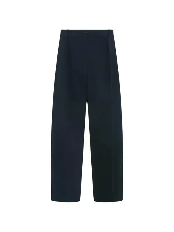 THE ROW Dario Pleated Tailored Trousers - Black