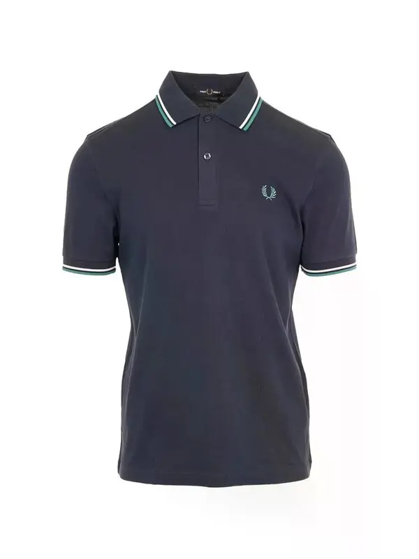 Fred Perry Twin Tipped Polo Shirt - Blue