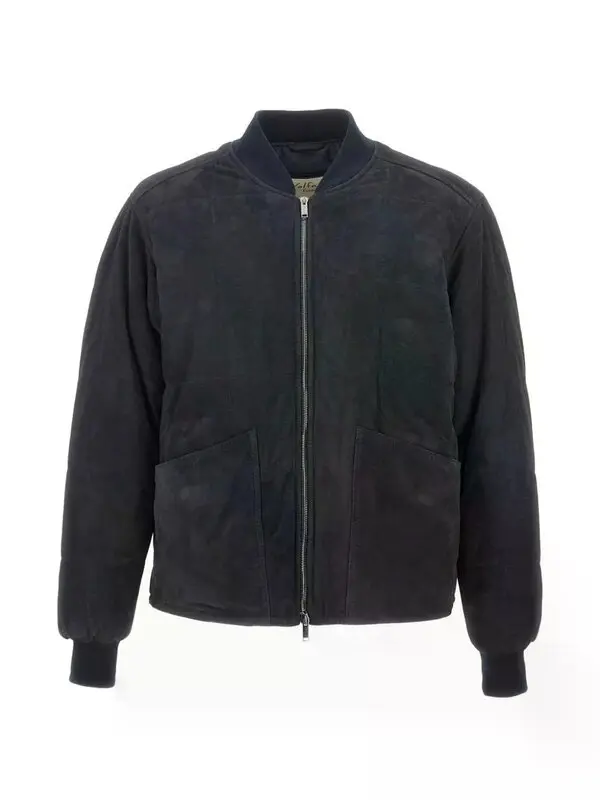 VOLFAGLI FIRENZE Suede Bomber Jacket