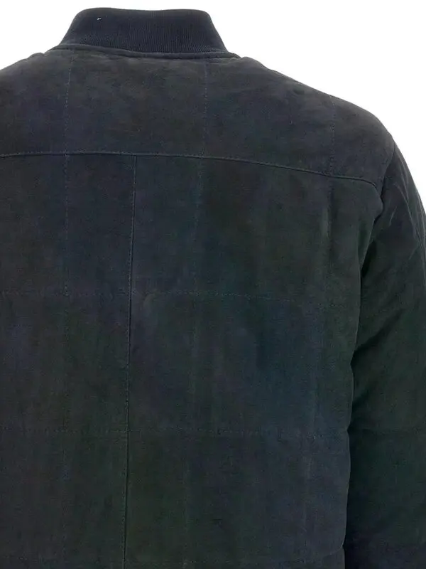 VOLFAGLI FIRENZE Suede Bomber Jacket
