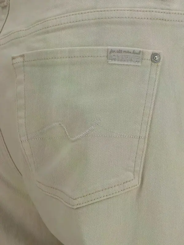 7 For All Mankind Calie Straight-leg Jeans With Embroidered Detail