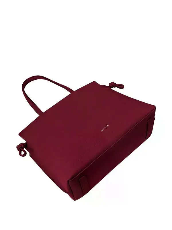 ESIN AKAN Large Emma Leather Tote Bag - Red