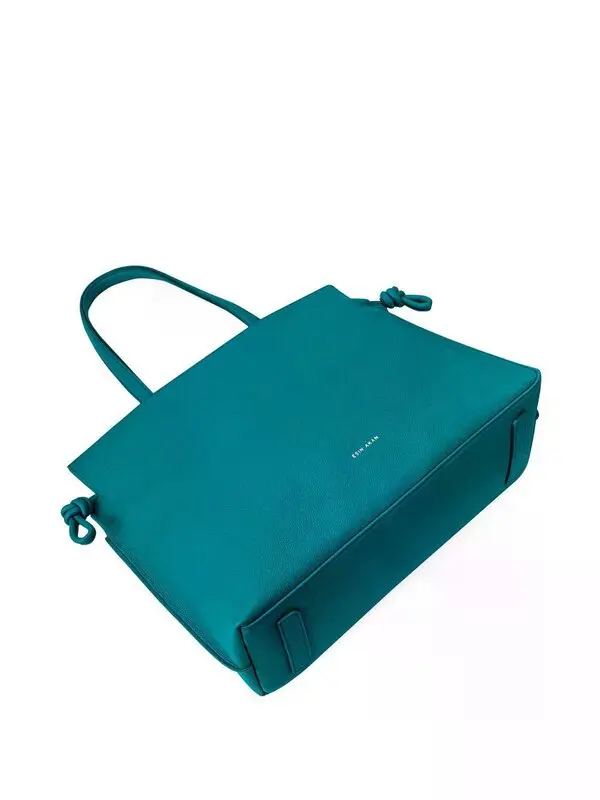 ESIN AKAN Large Emma Tote Bag With Drawstring Sides - Green