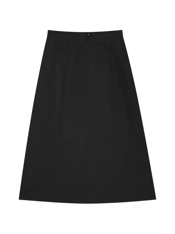 JNBY A-line Skirt With Rear Slit - Black