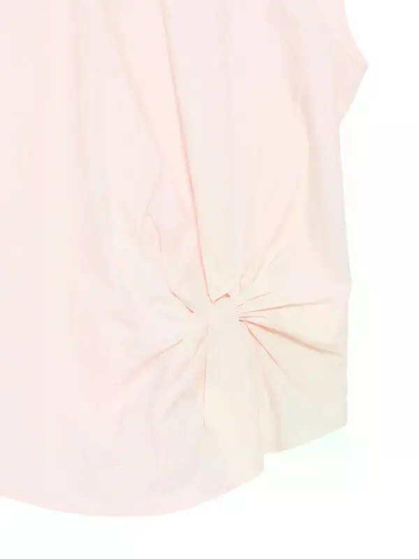 JNBY Twist-detail Draped Top - Pink