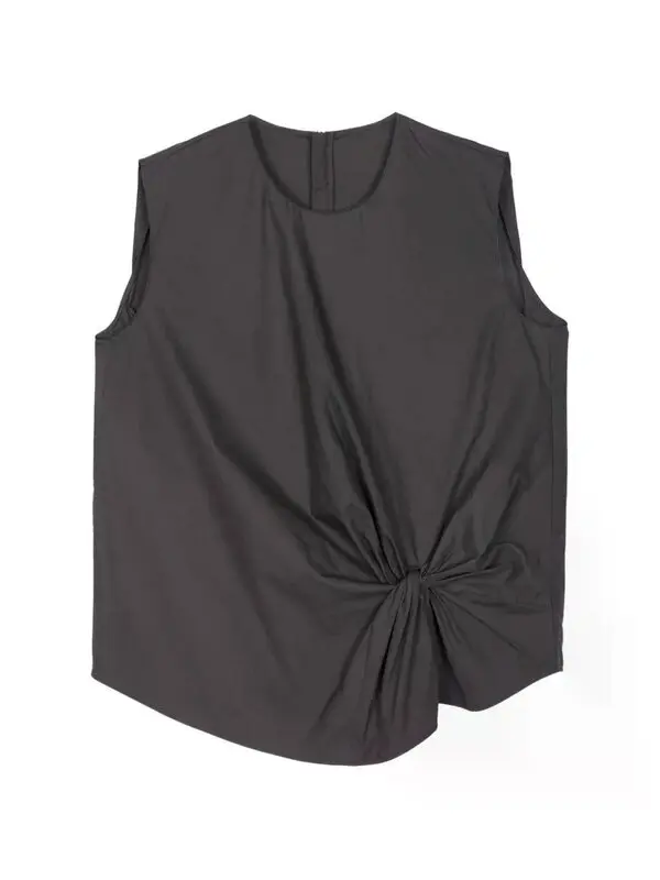 JNBY Twist-detail Sleeveless Top - Grey