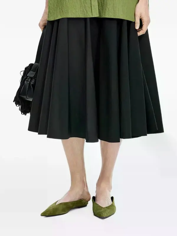 JNBY Draped Flared Skirt - Black