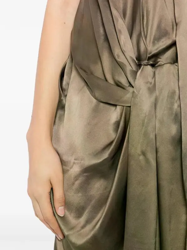 JNBY Matte Finish Twisted Dress - Neutrals