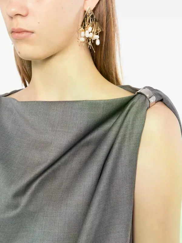 JNBY Draped Cowl-neck Dress