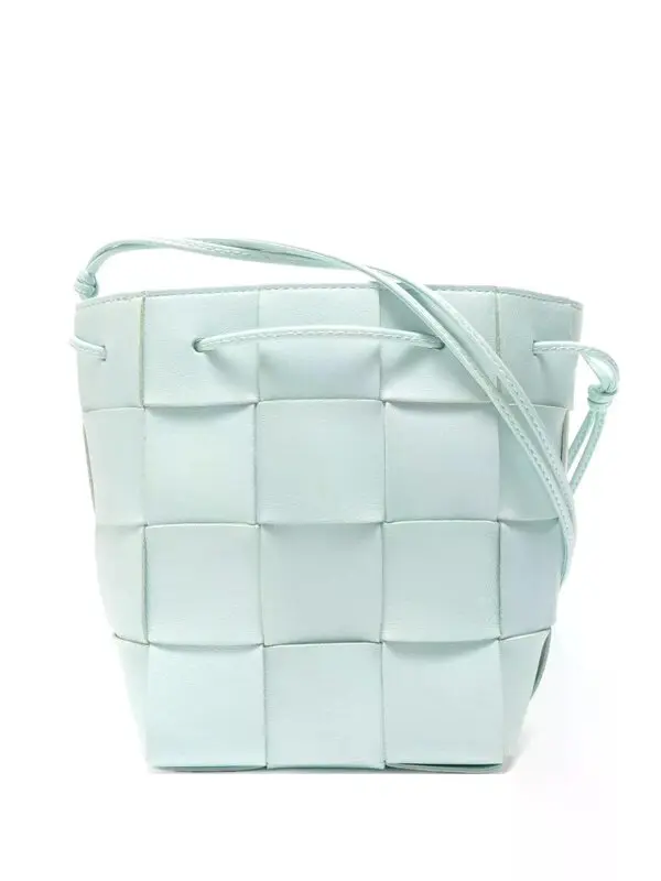 Bottega Veneta Intrecciato Bucket Bag - Blue