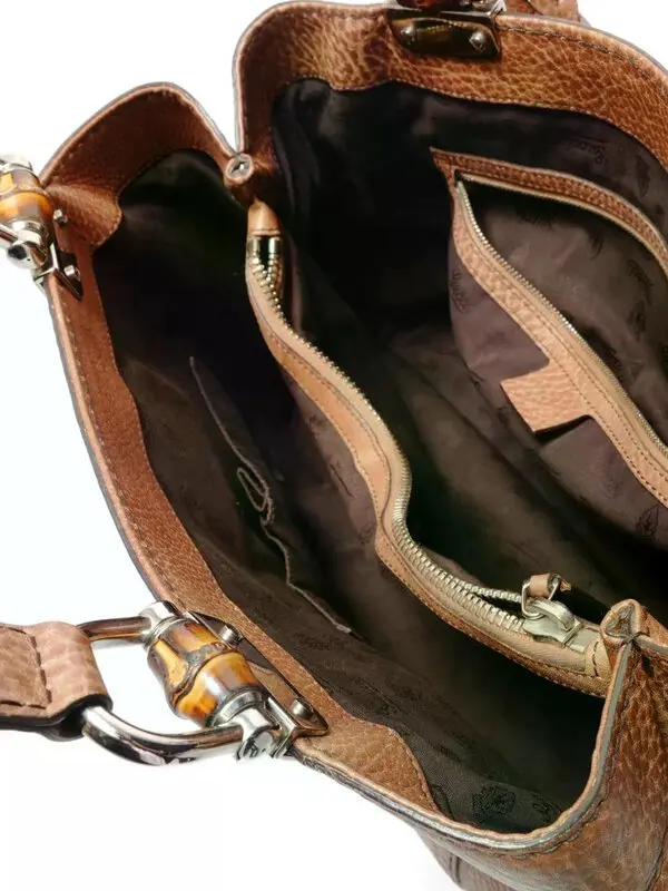 Gucci Guccissima Bamboo Tote Bag