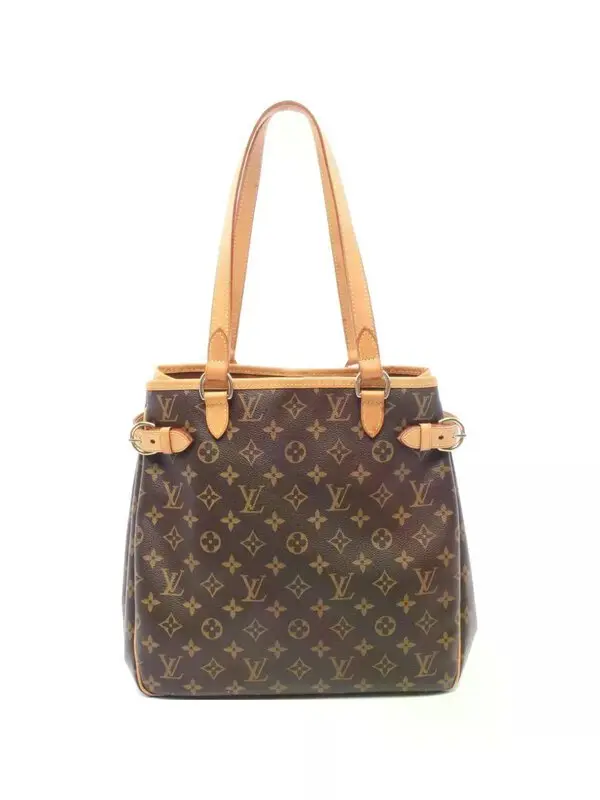LOUIS VUITTON Monogram Batignolles Vertical Tote Bag - Brown