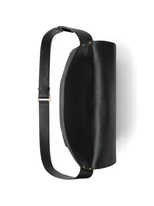 Versace Medusa Biggie Leather Messenger Bag