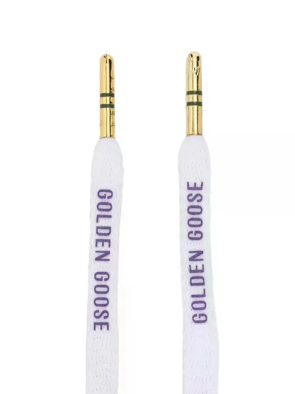 GOLDEN GOOSE Tournament Logo-print Metal-tip Shoe Laces
