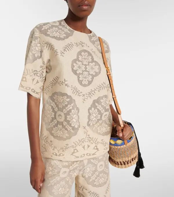 Valentino Garavani Floral Knitted Top