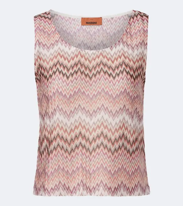 Missoni Zigzag Knitted Top - Multicoloured