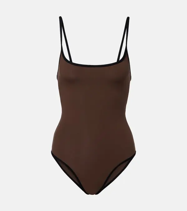 TOTEME Jersey Swimsuit - Brown