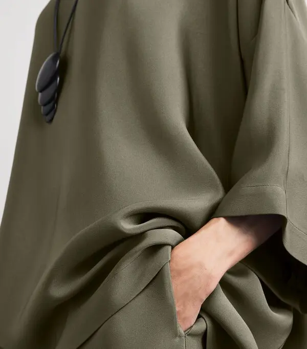 Eskandar Silk Boatneck Tunic