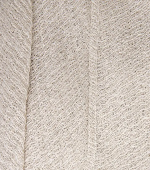 Eskandar Linen-blend Longline Cardigan