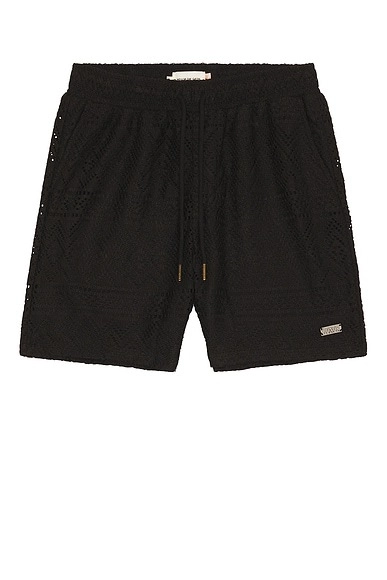 HONOR THE GIFT Pointelle Crochet Drawcord 7 Short