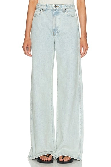 Khaite Dane Straight Leg Jeans