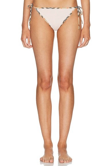 Burberry Tie Side Bikini Bottom